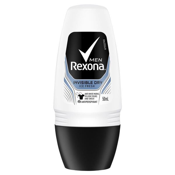 Rexona Invisible Ice Fresh Antyperspirant w kulce 50 ml - chemiazniemiec.pl